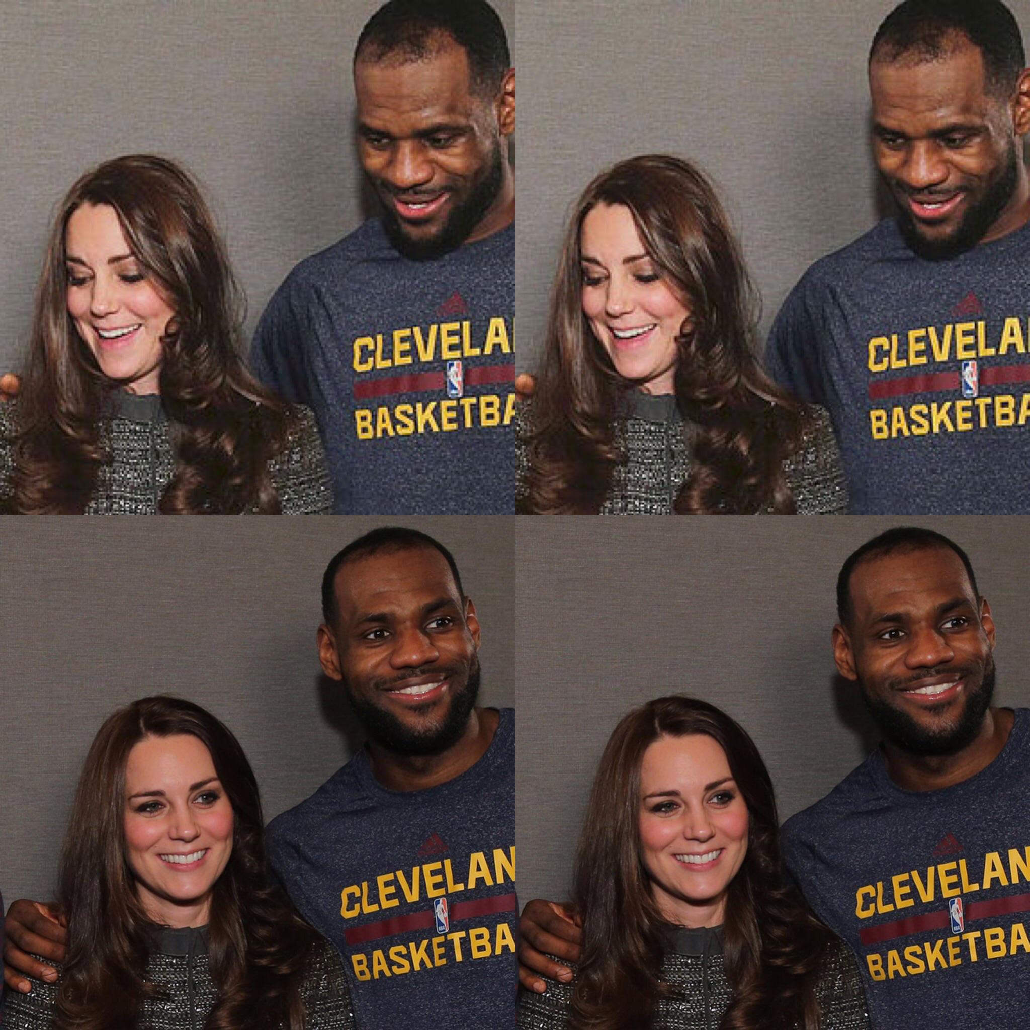 William and Lebron get their cocks out so that she can compare and the rest as they say is ...