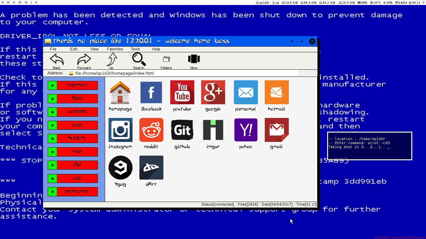 Windows inspired homepage | Scrolller