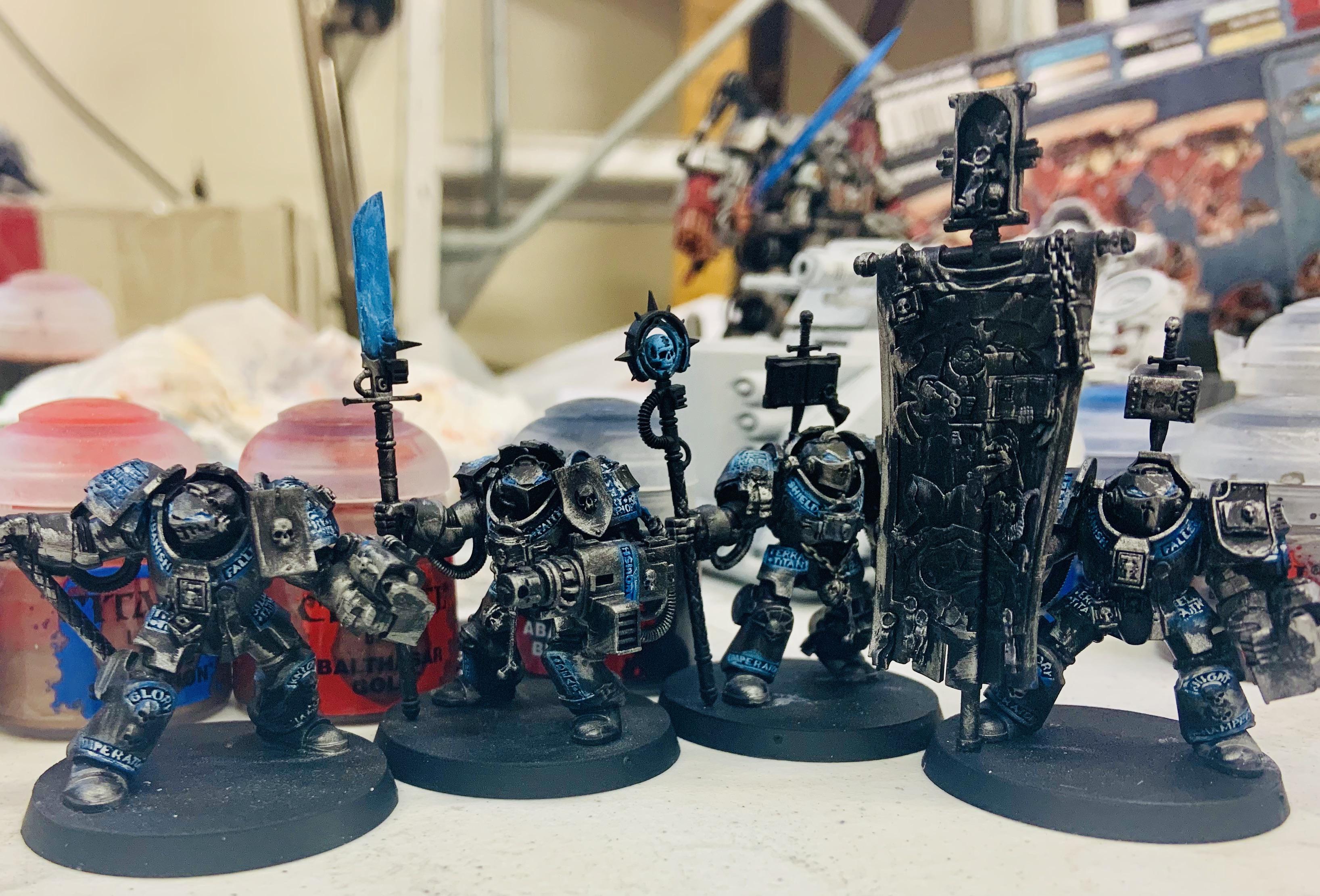 WIP Grey Knights, trying something different | Scrolller
