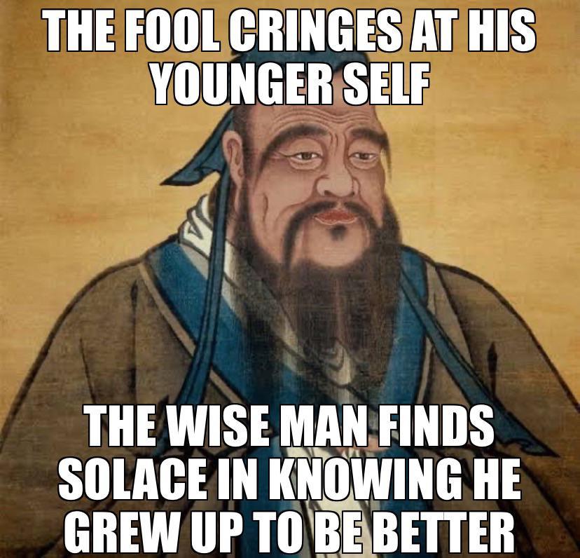 Wise man realises people change | Scrolller