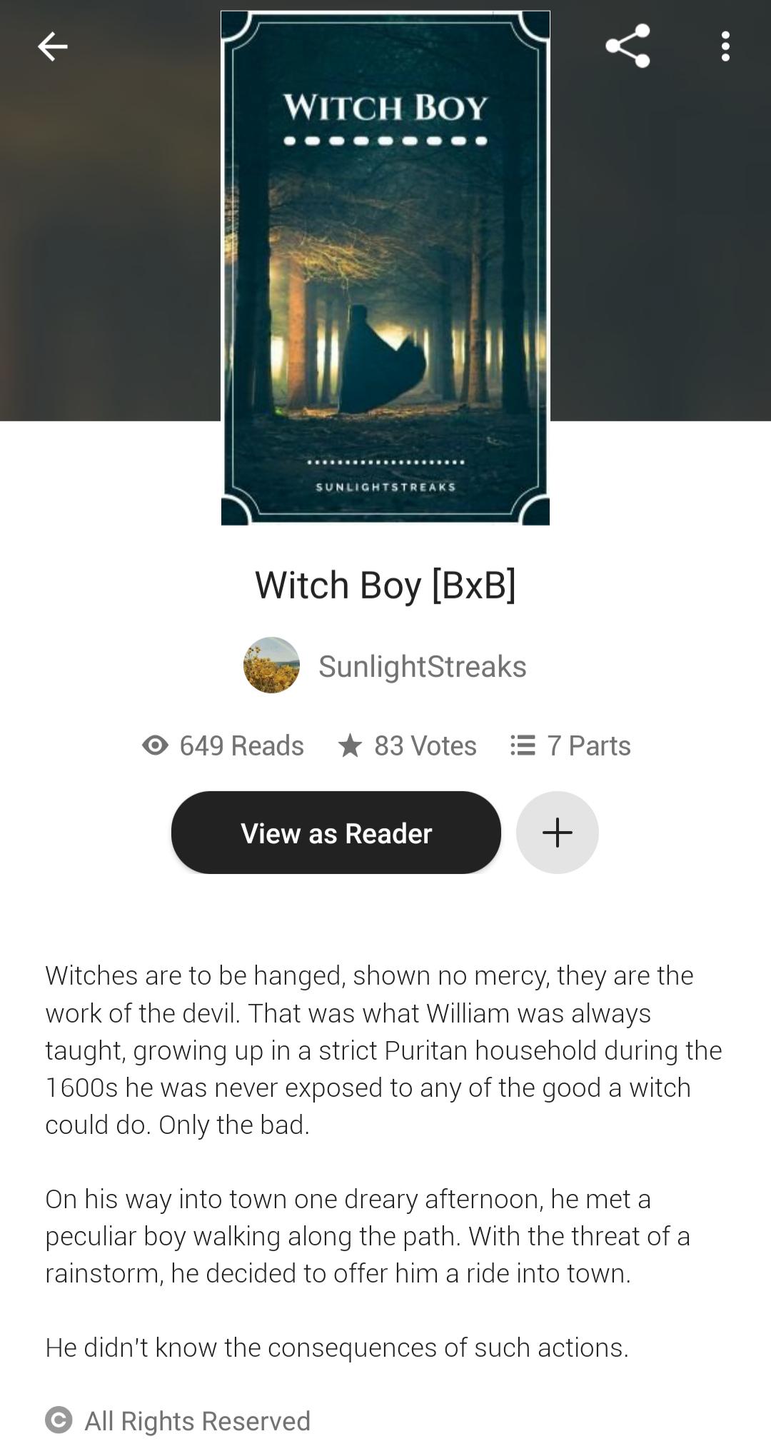 Witch Boy | Scrolller