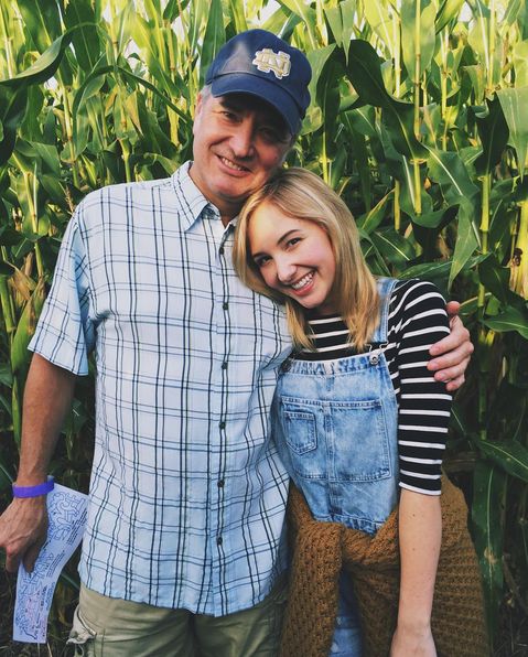 With her dad. | Scrolller