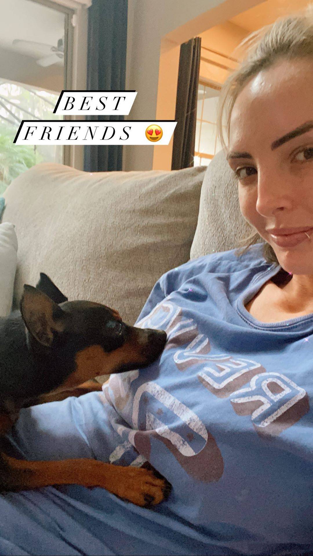 With her dog | Scrolller