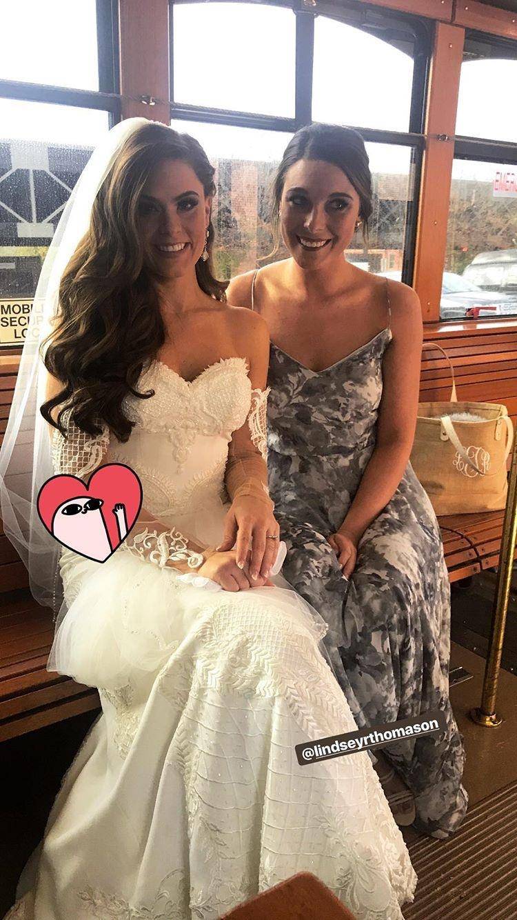 With her maid of honor | Scrolller