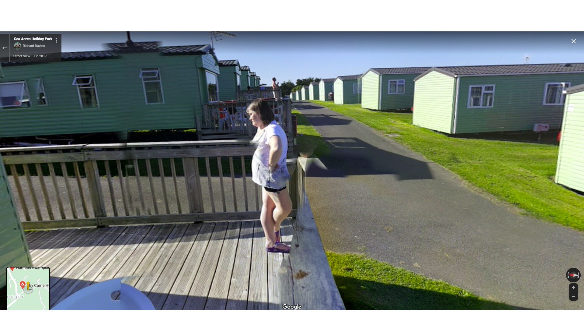 woman with backwards legs in cornwall | Scrolller