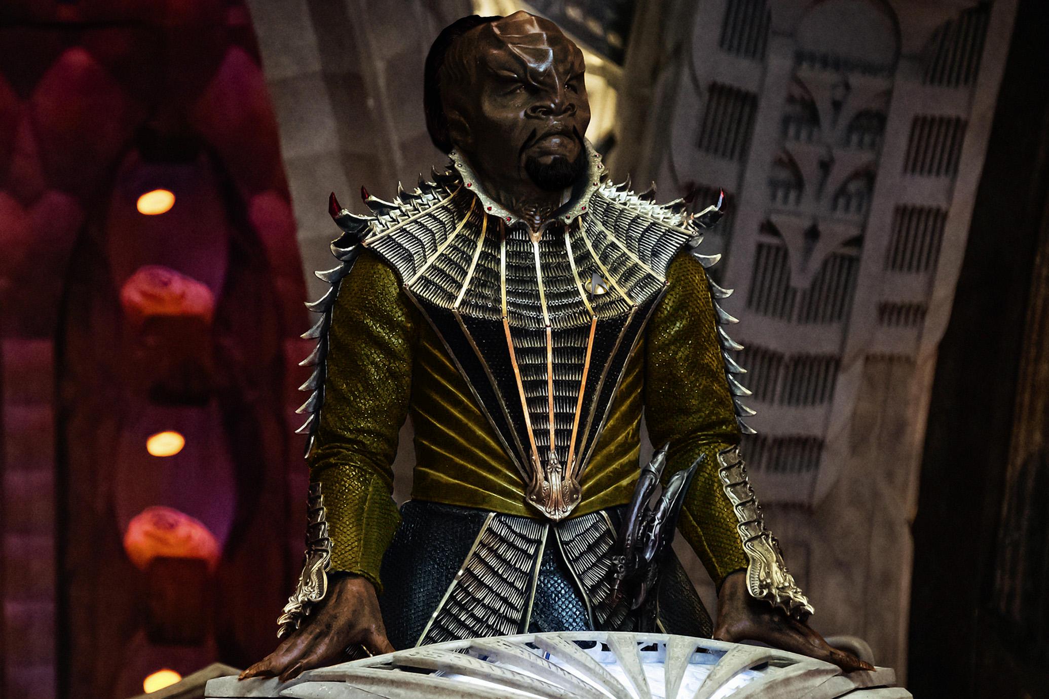 Worf re-imagined as a modern Klingon. | Scrolller