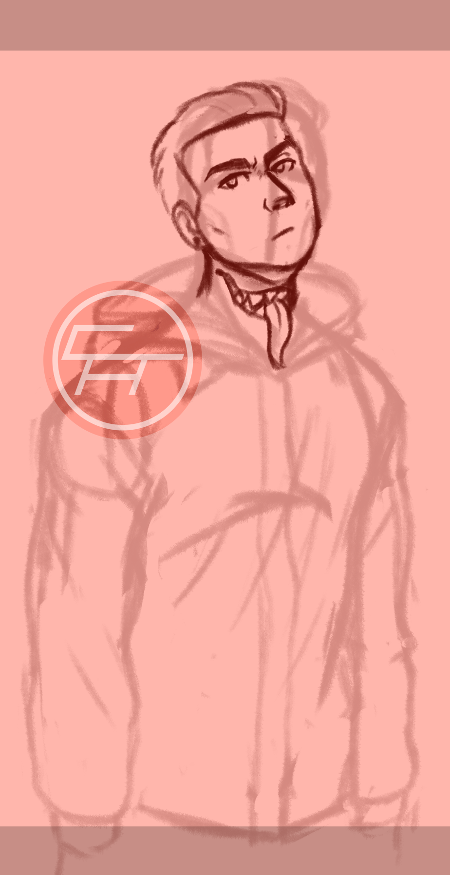 Working on some 'Hu-as-monsters' stuff based off of some old artwork of mine- first off is a WIP ...