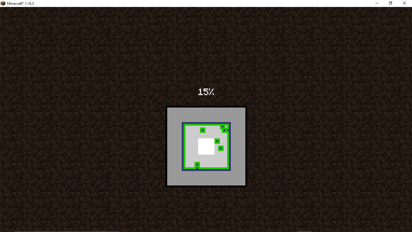 World Generation doesn't want to finish. Do those dots mean something is wrong? (Currently using ...