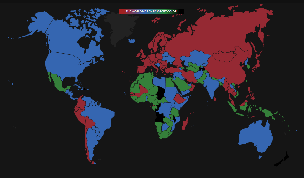 World map by passport book color | Scrolller