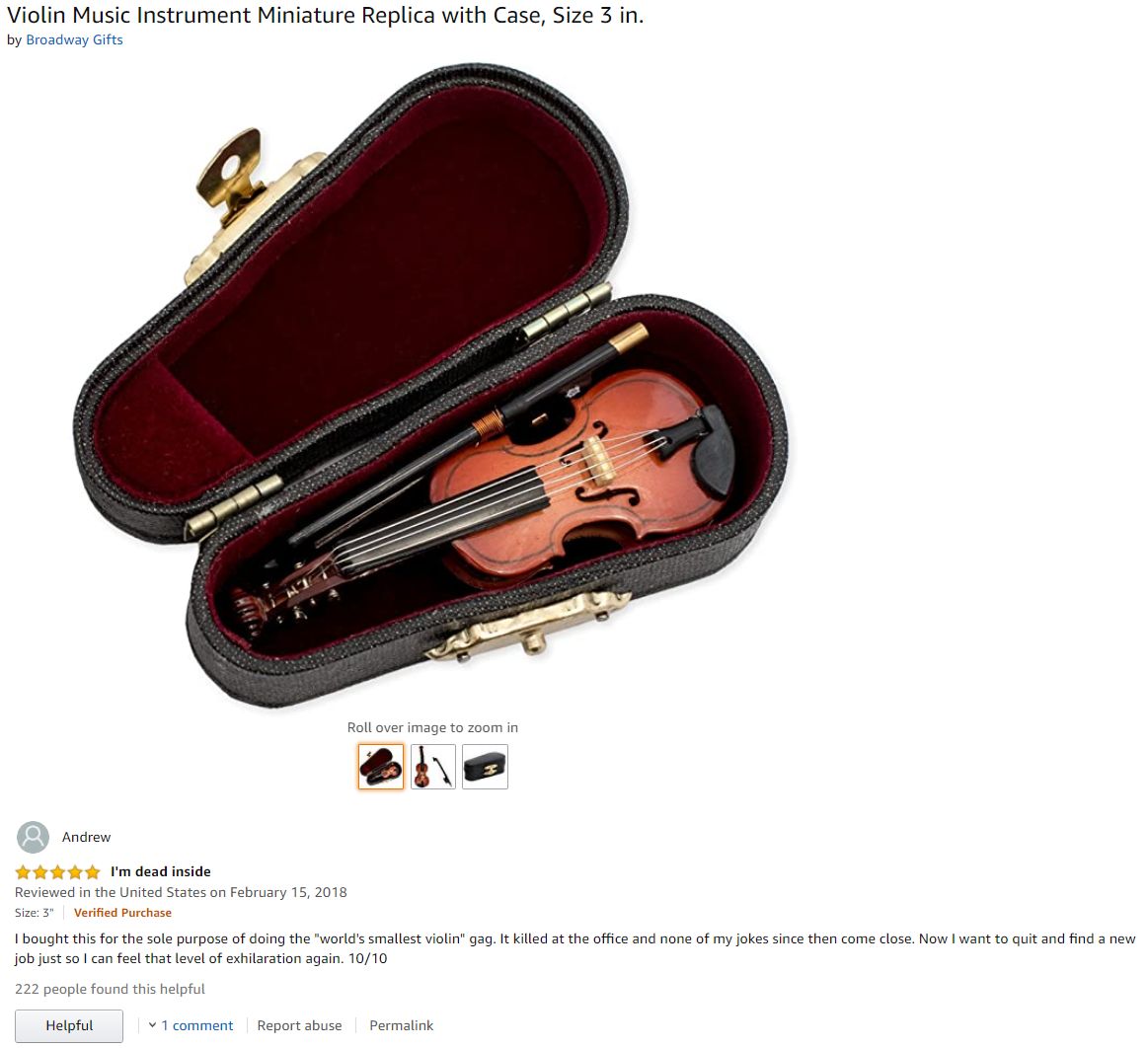 World’s Smallest Violin | Scrolller