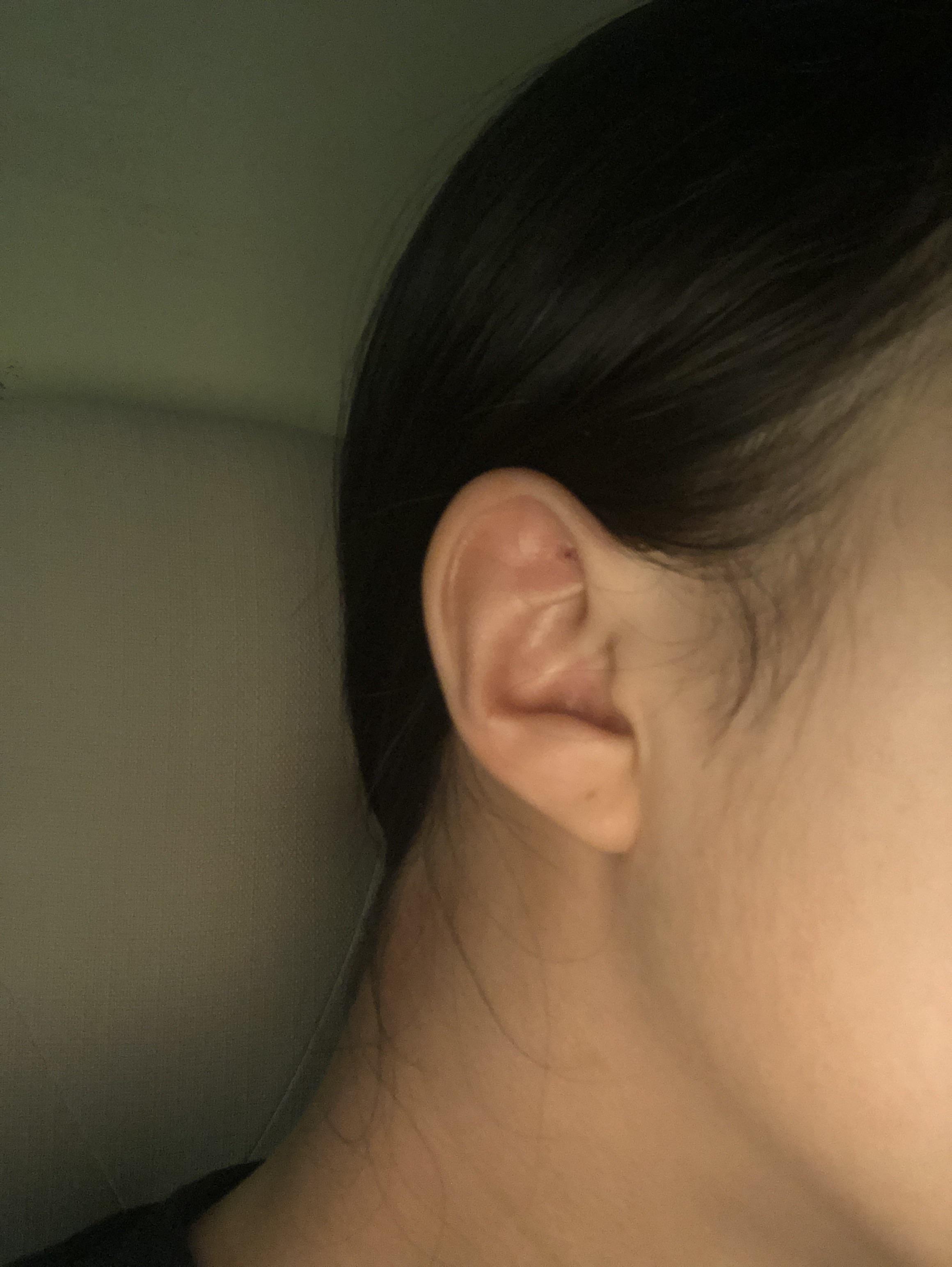 Would an industrial and conch fit the shape of my ear? I also have really thick cartilage ...