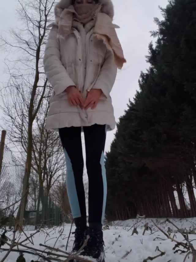 Would you join my hike to help me warm up? (f) | Scrolller