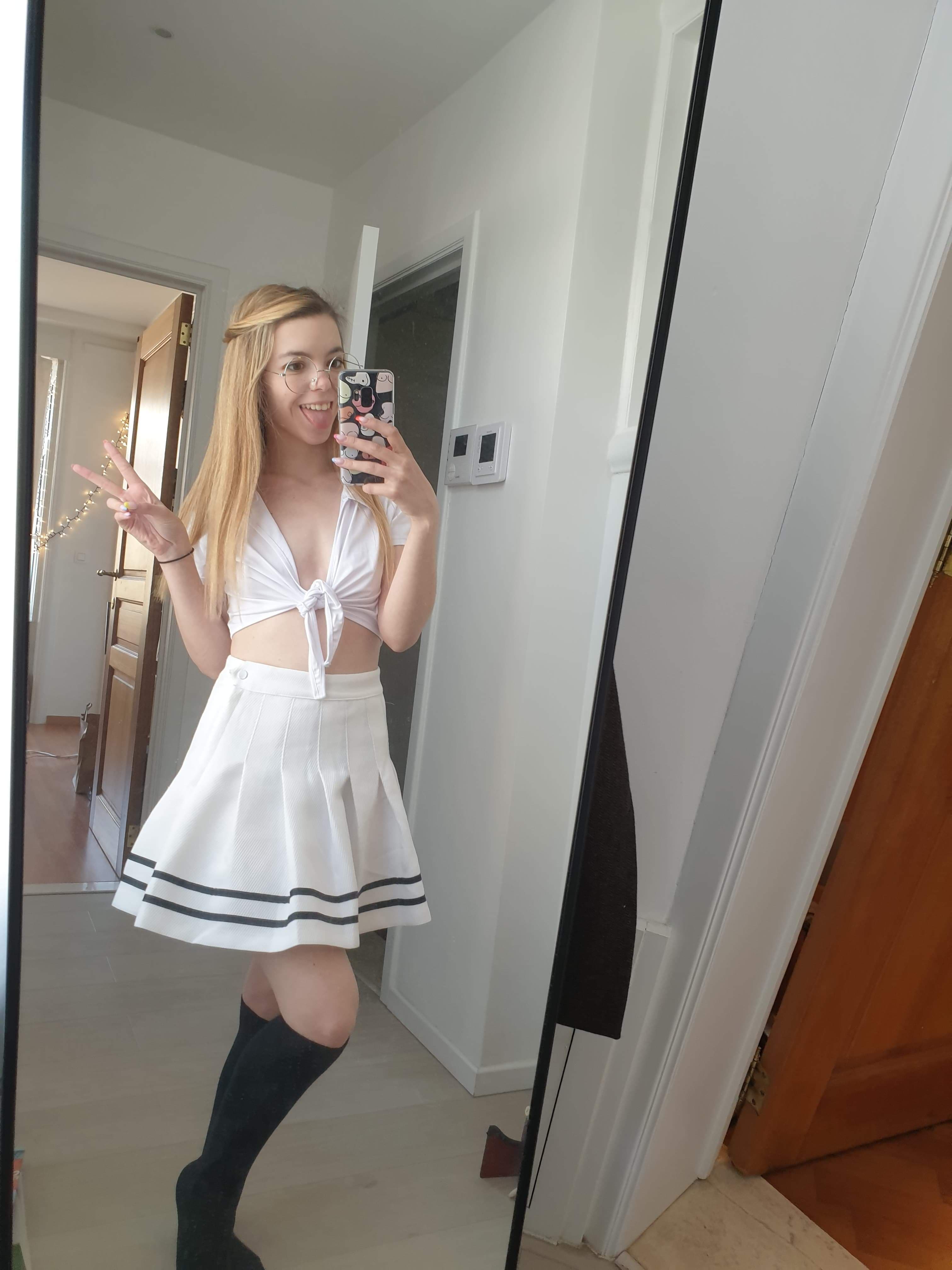 Lina Roselina as a naughty schoolgirl | Scrolller