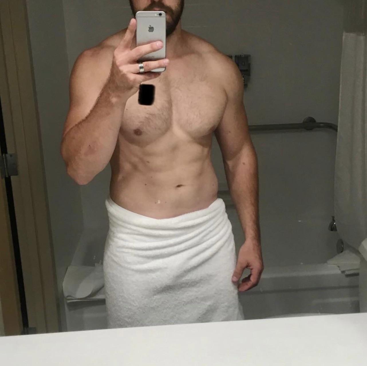 Would you take my towel off and get wild with me? | Scrolller