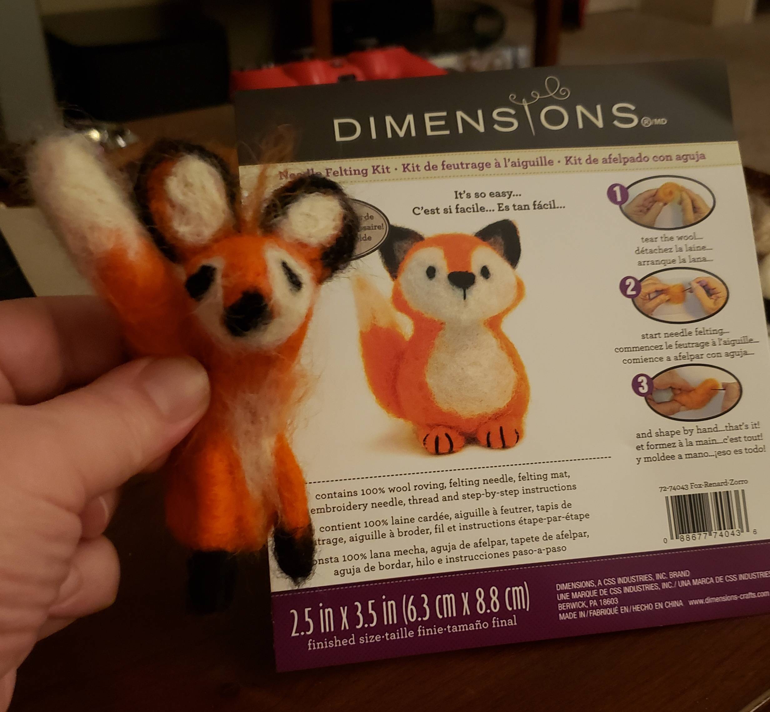 Wow, happy to find this sub!! This foxy was my second attempt. | Scrolller