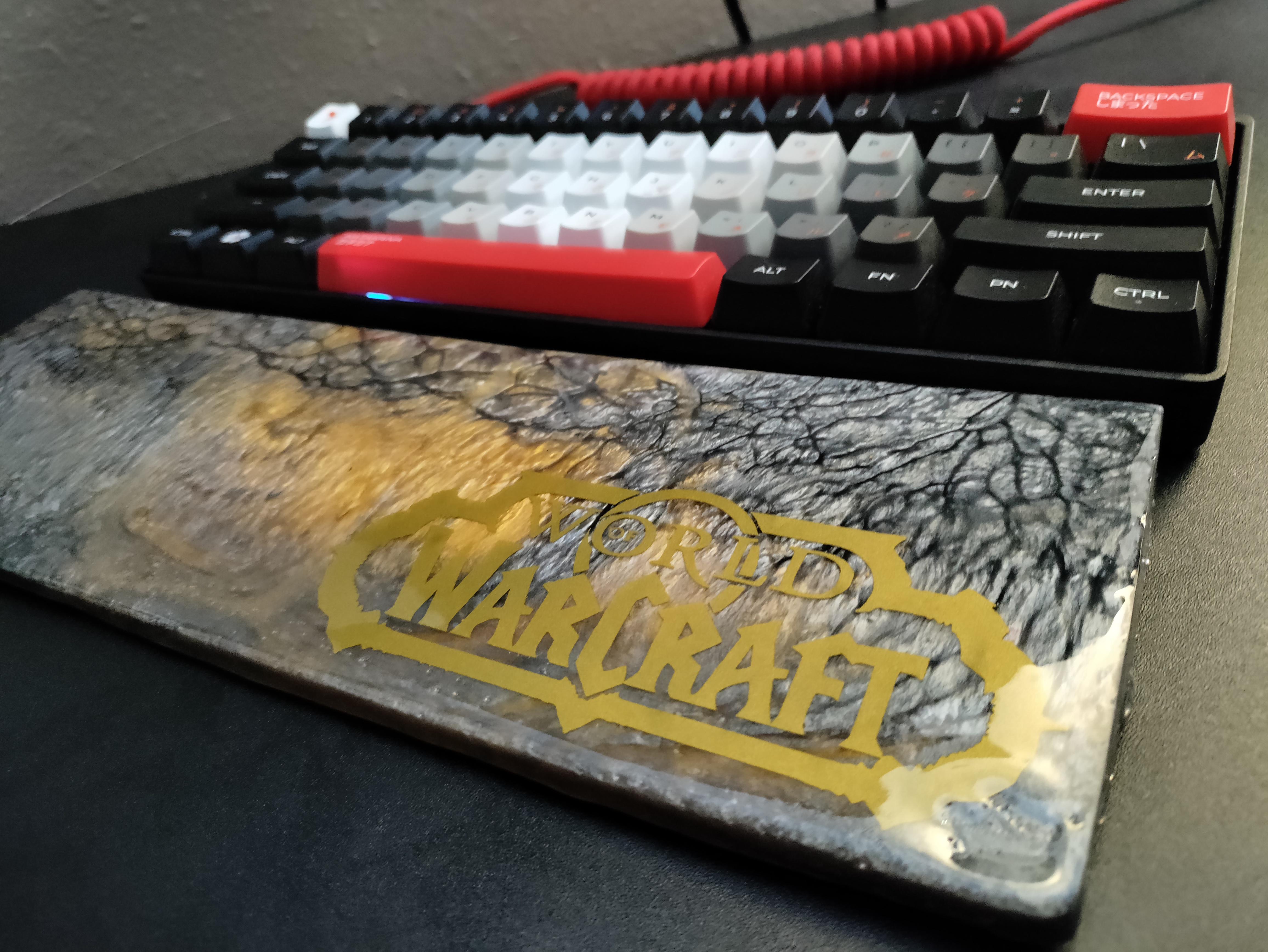 WoW Resin Keyboard Wrist Rest | Scrolller