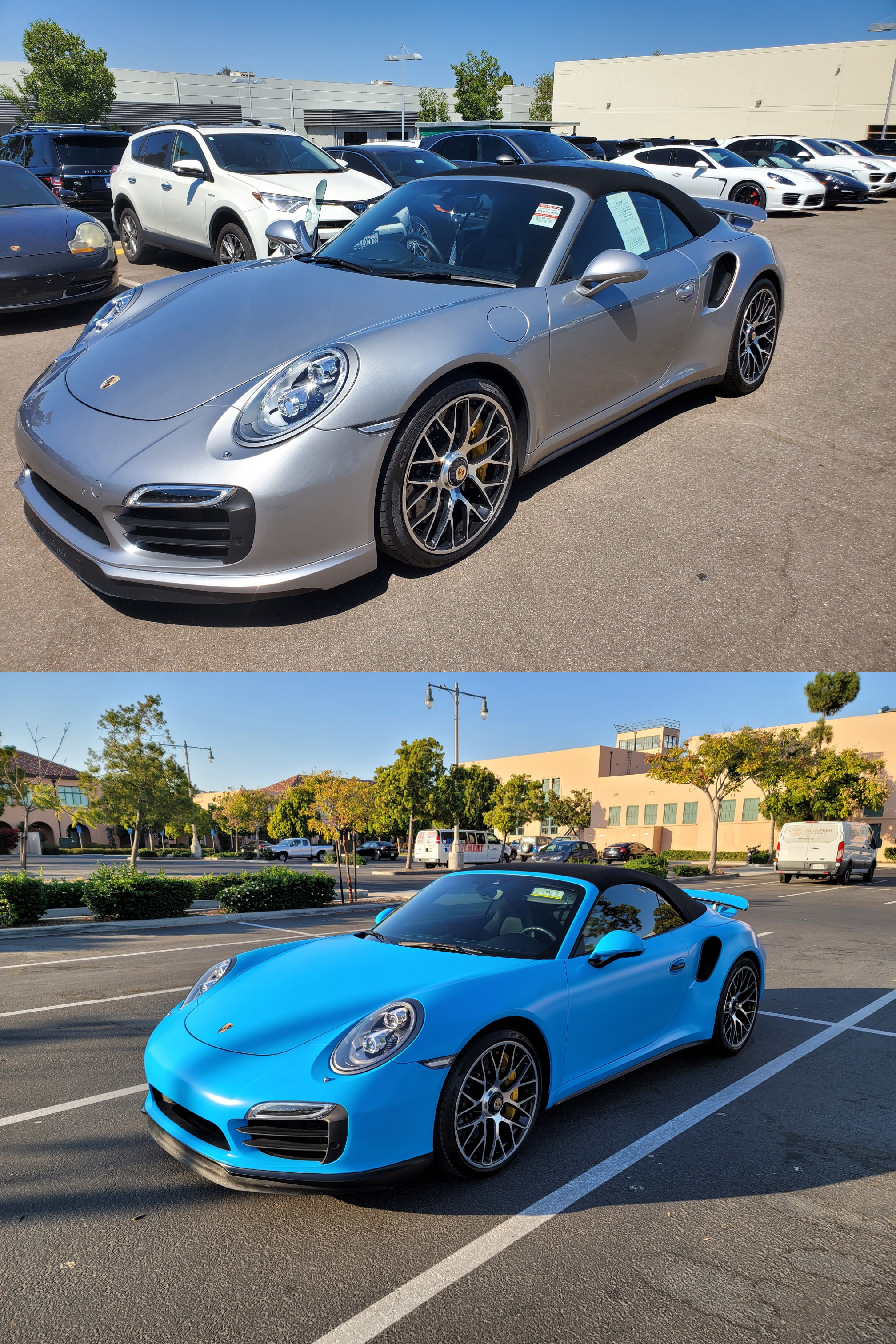 Wrapped my 2016 Porsche 911 Turbo S convertible and I love it! | Scrolller