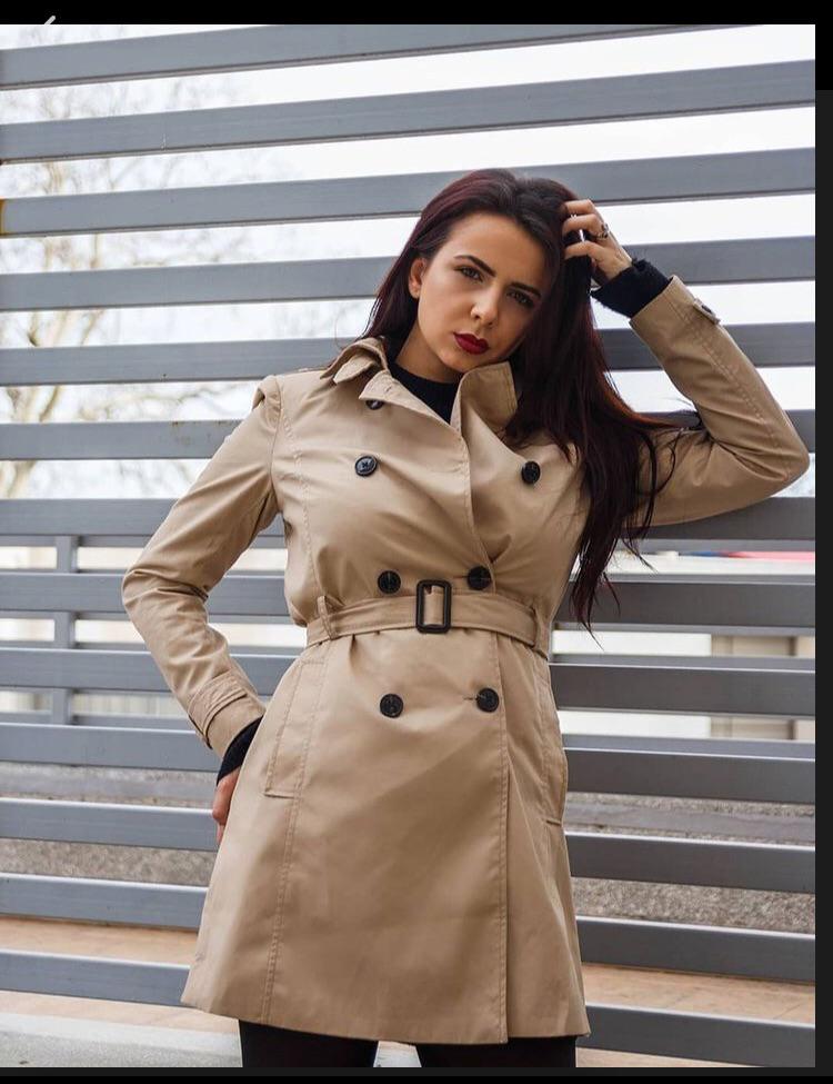 Write a story about mommy in this trench coat. Keep her coat on while you bond with mom | Scrolller