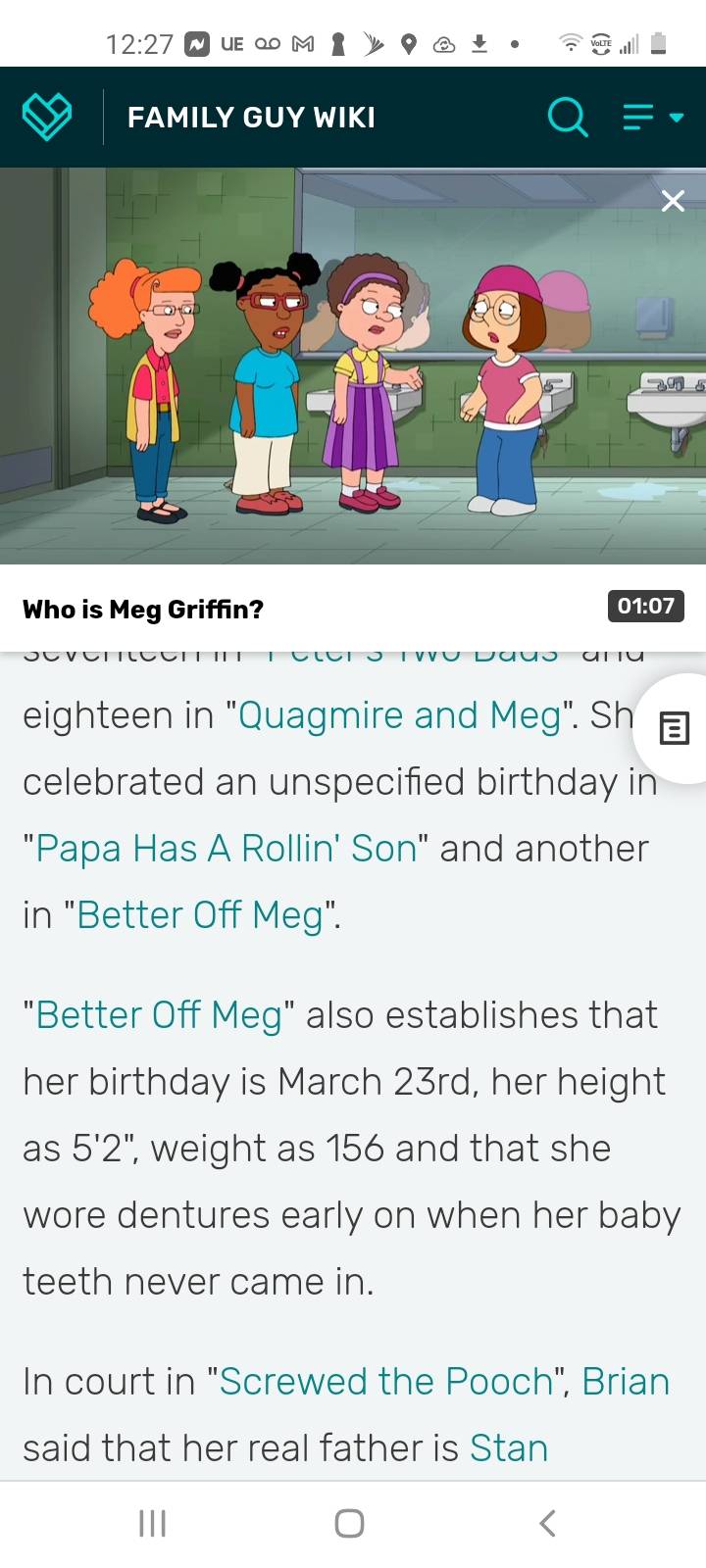 WTF?! We just missed Megs birthday. Good goin guys. | Scrolller