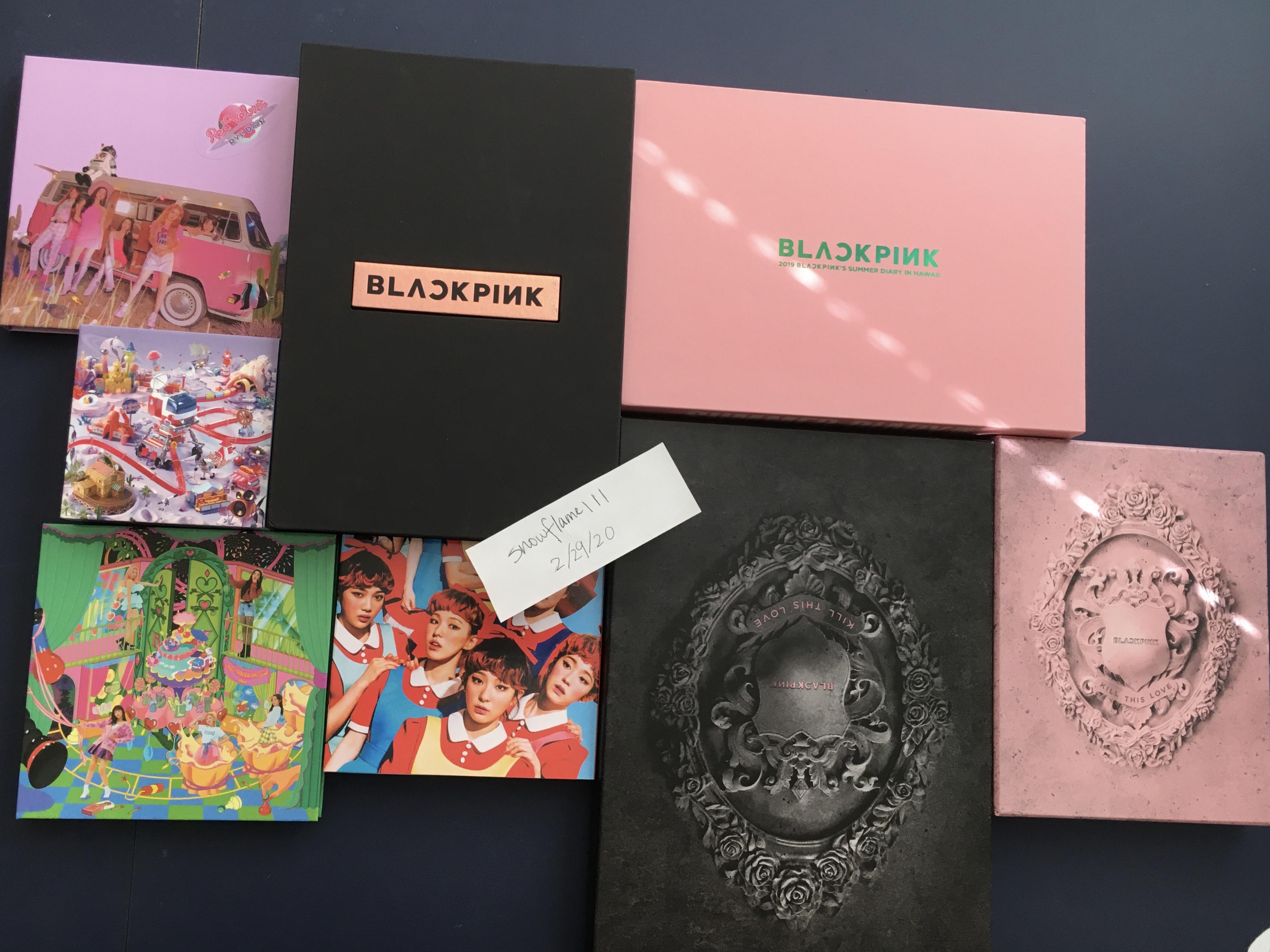 [WTS] [USA] BLACKPINK & Red Velvet CDs | Scrolller