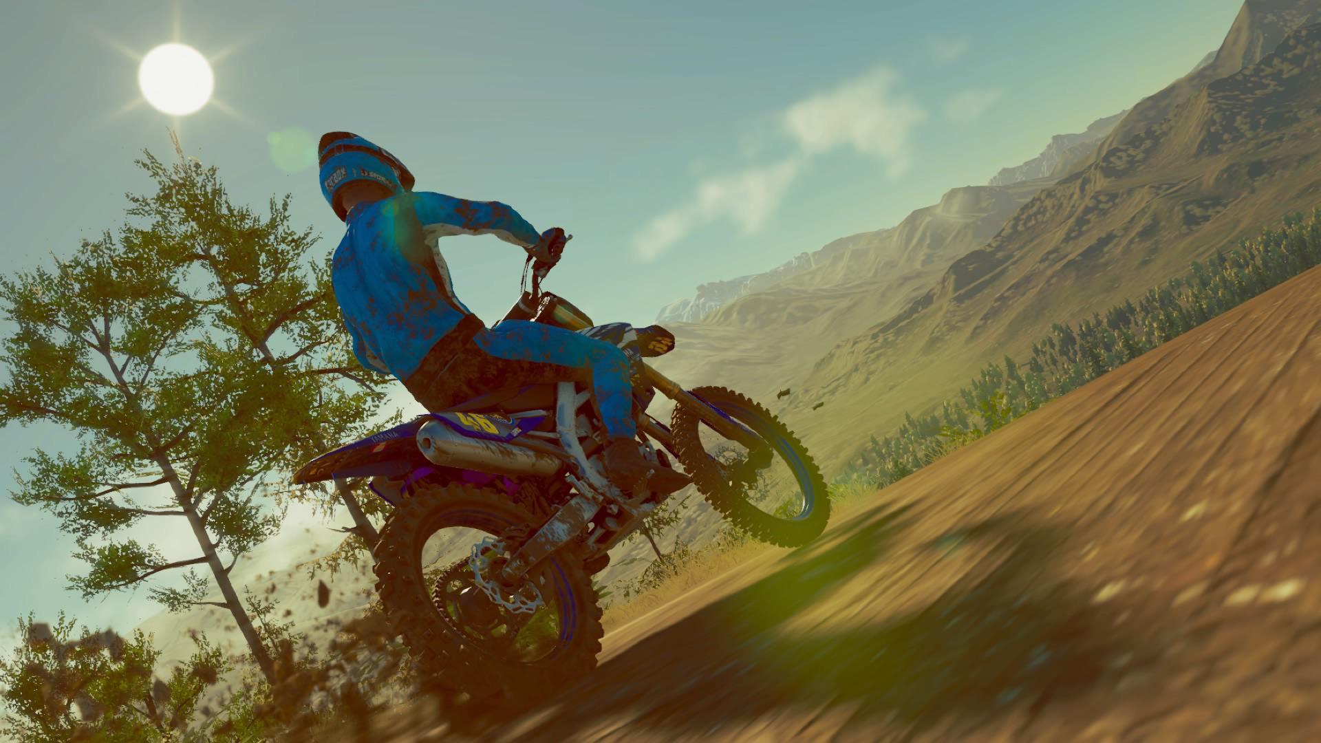 Yamaha on mountain | Scrolller