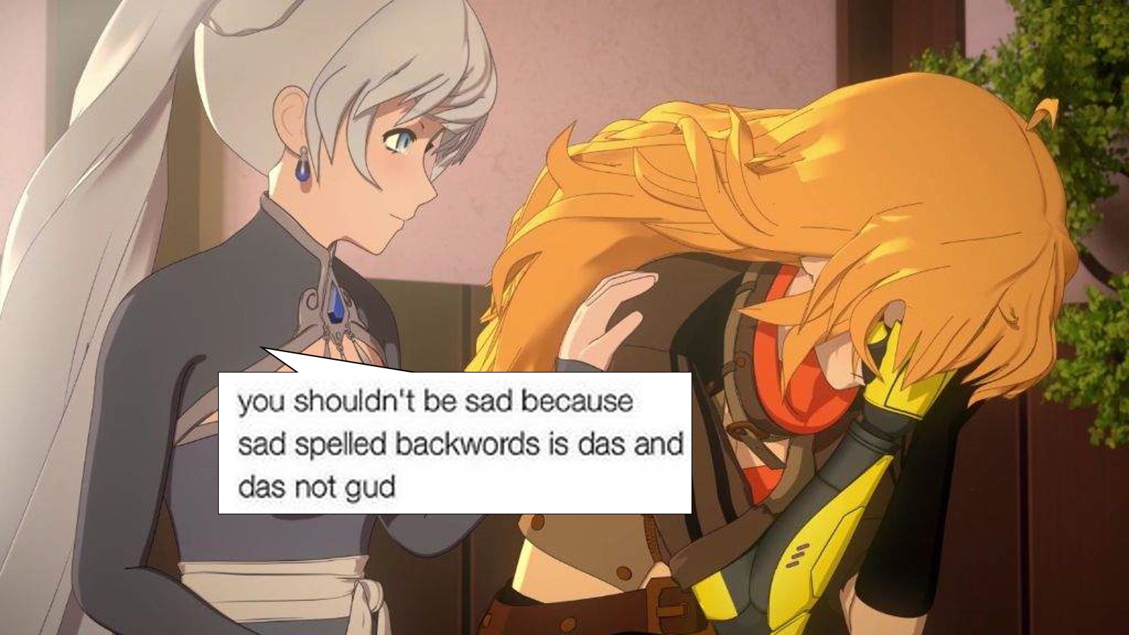 Yang sad, Weiss fix | Scrolller