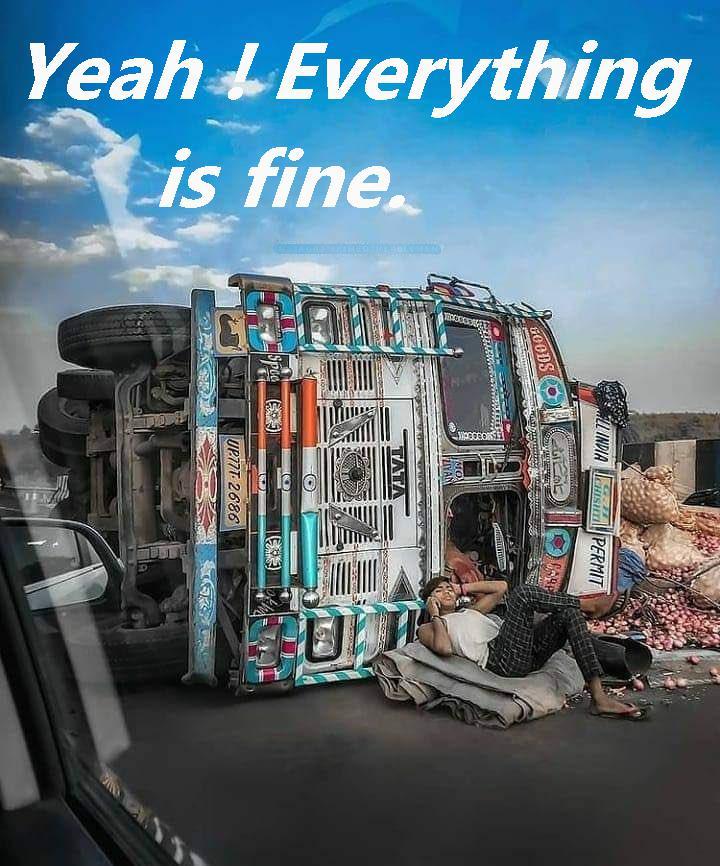 Yeah, everything is fine. | Scrolller