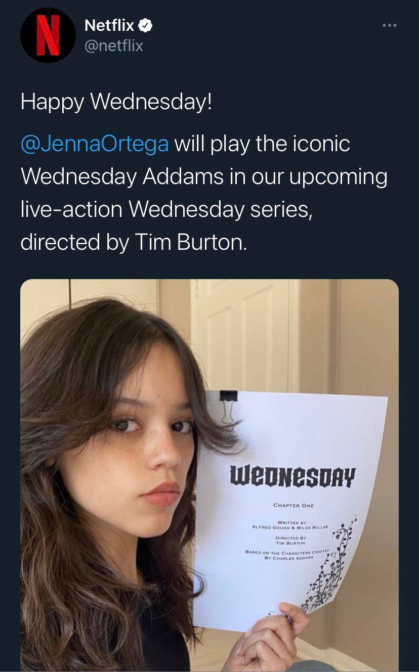 Yeah I never heard of Jenna Ortega till this moment but I’m just gonna start jerking now, it’s ...