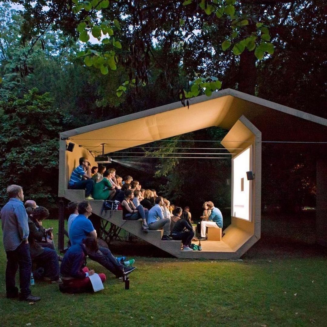 This small cinema theater designed by Erika Hock, Germany | Scrolller
