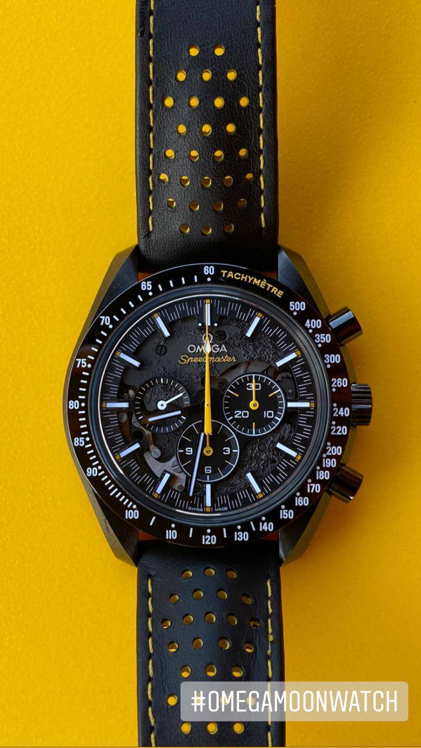 Yellow and black go so well together! Speedmaster Apollo 8. | Scrolller