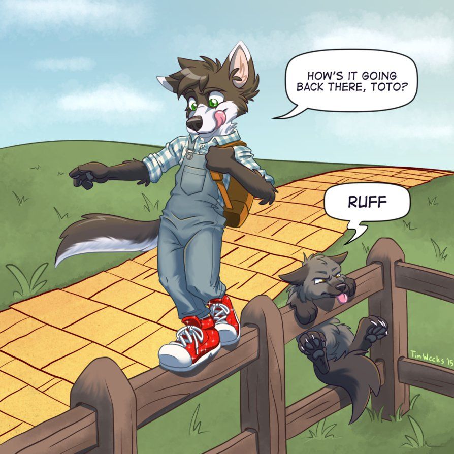 Yellow bricks (Tim Weeks) [Feral+anthro] | Scrolller