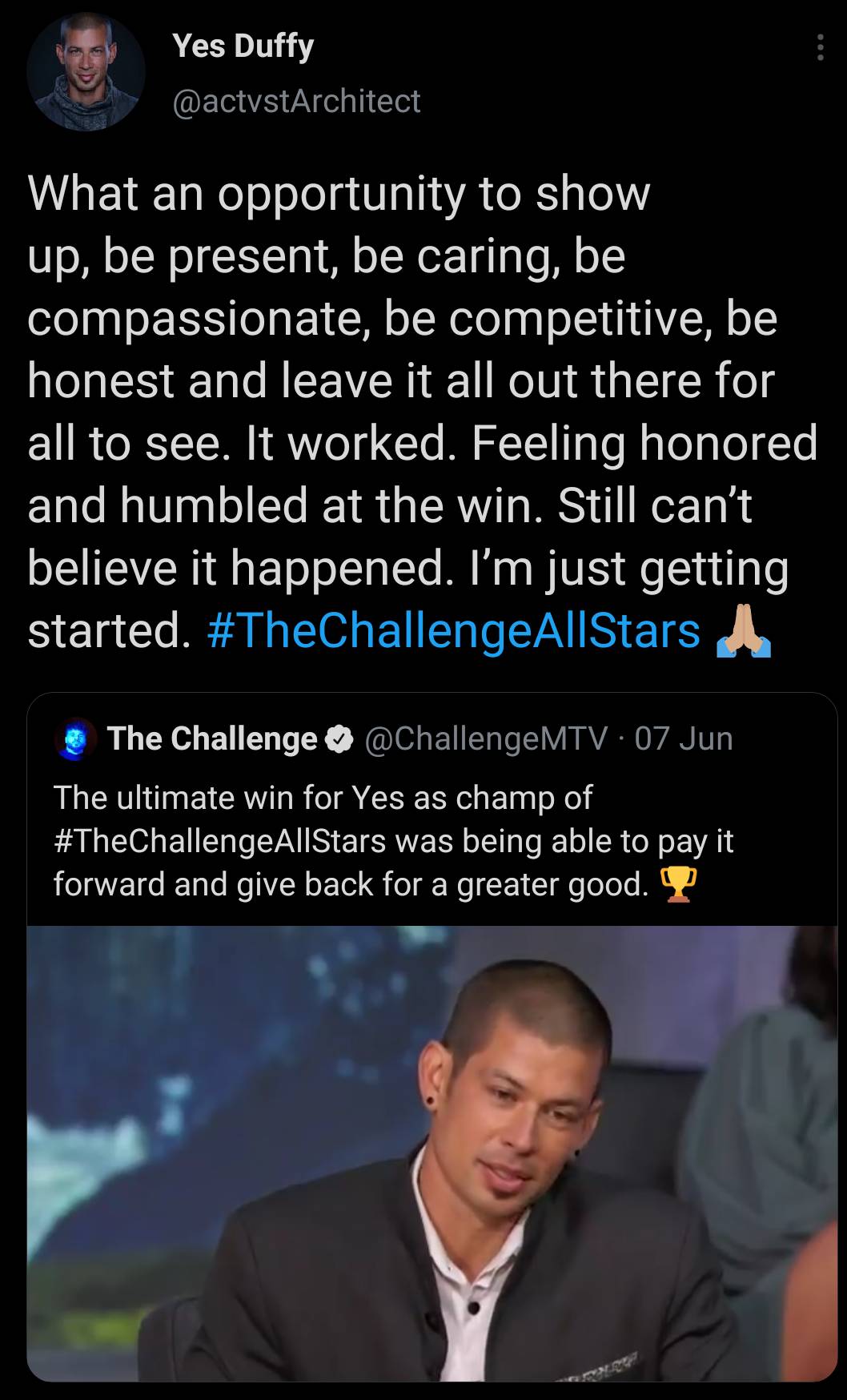 Yes Duffy: "I'm just getting started." | Scrolller