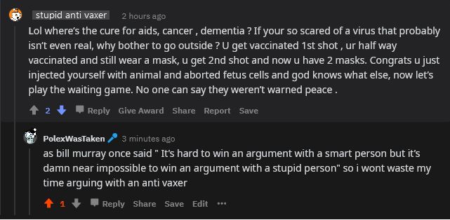 Yet another anti vaxer | Scrolller