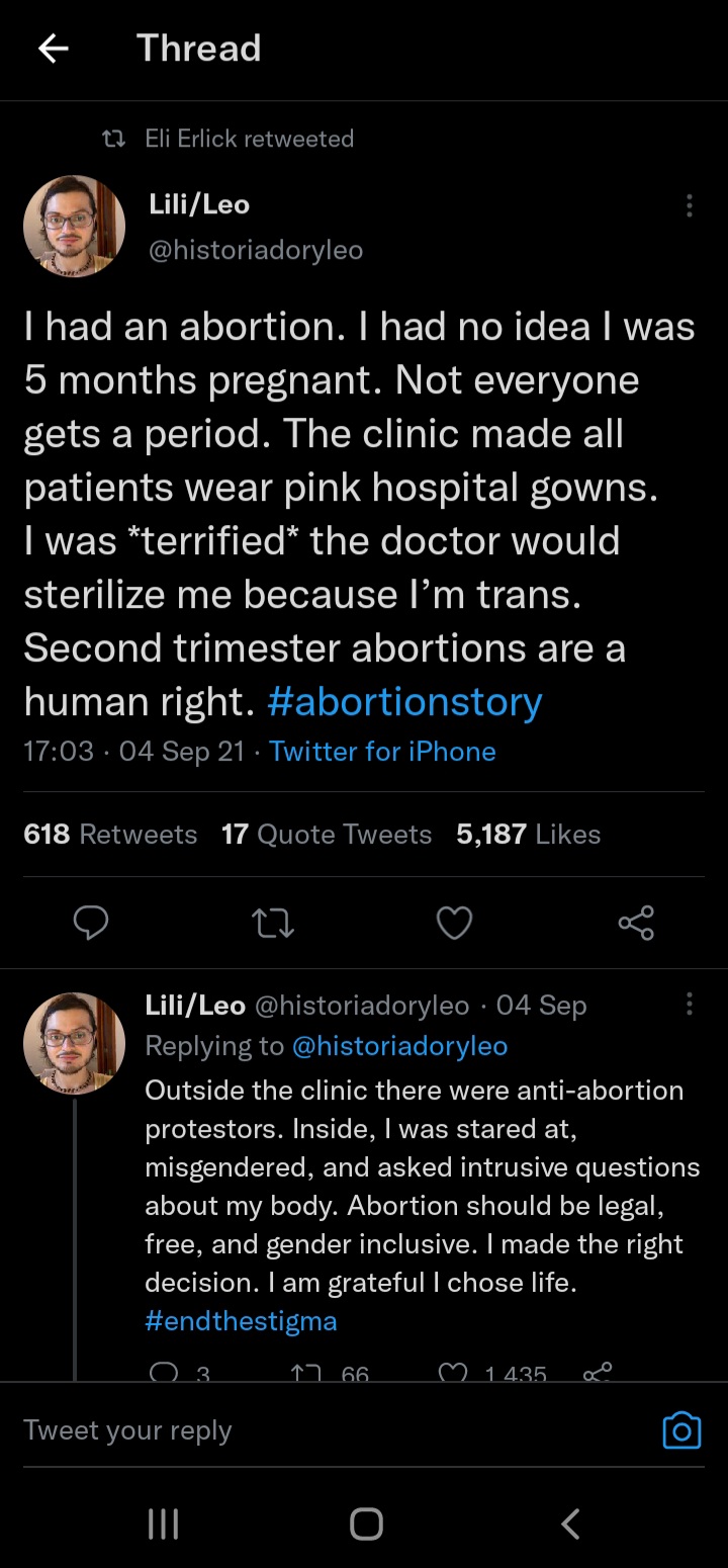 Yo this dude had an abortion?! | Scrolller