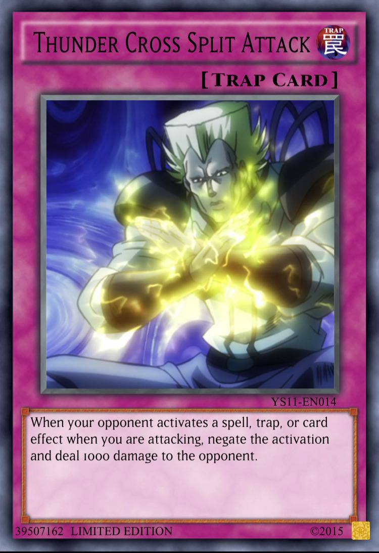 You activated my THUNDER CROSS SPLIT ATTACK | Scrolller