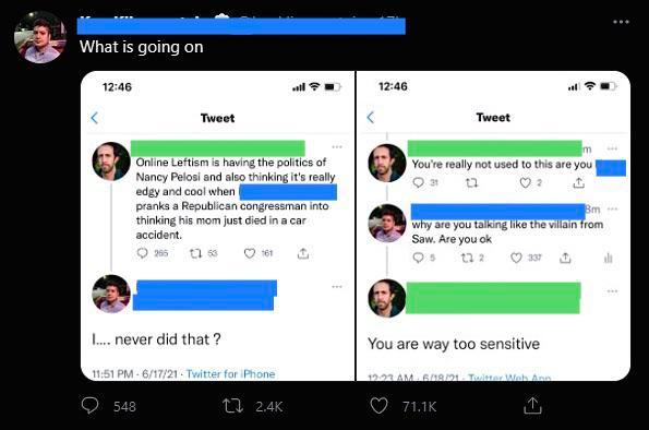 “You are way too sensitive” | Scrolller