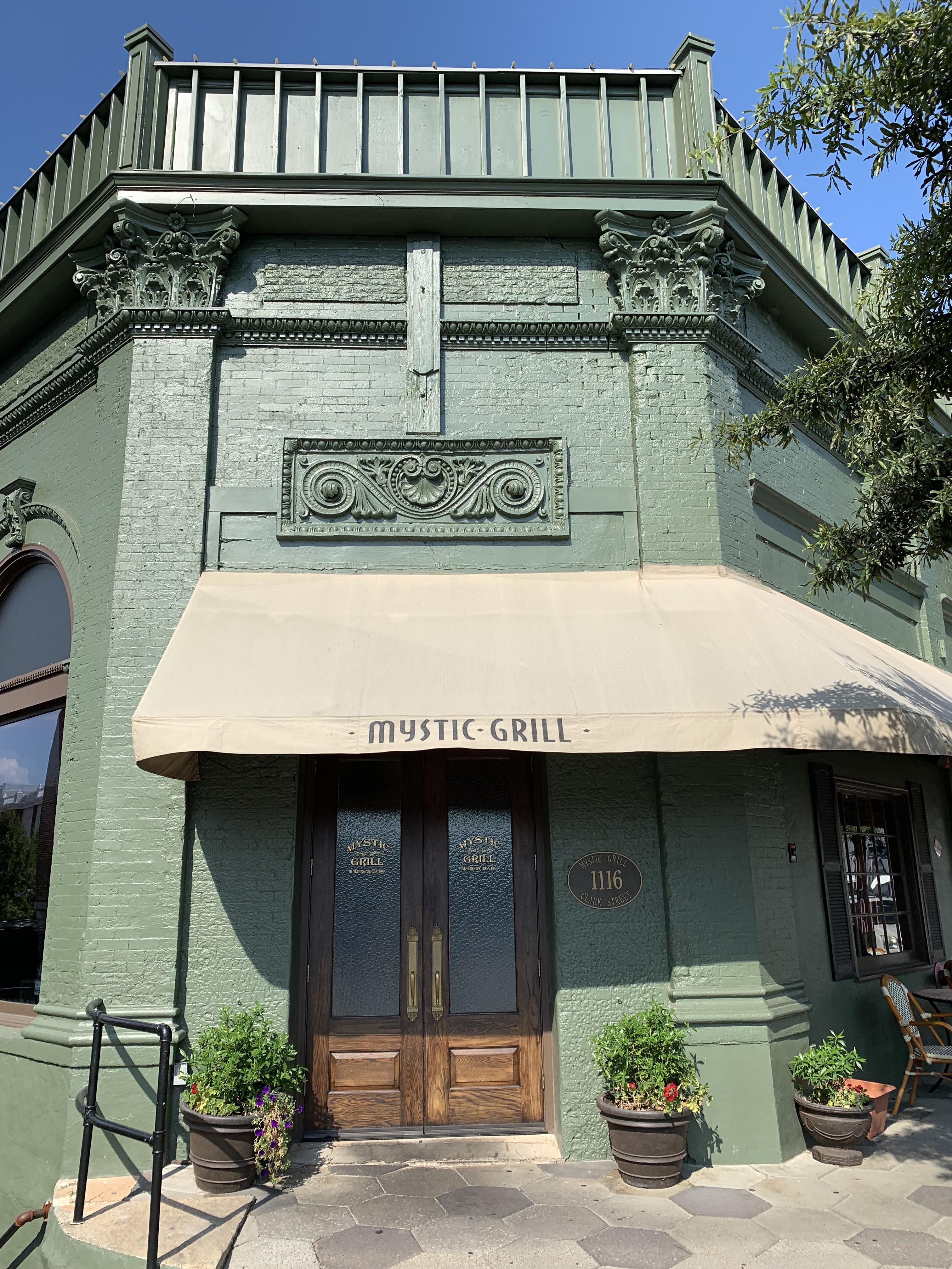 You can visit the Mystic Grill with a rooftop view of the town square | Scrolller
