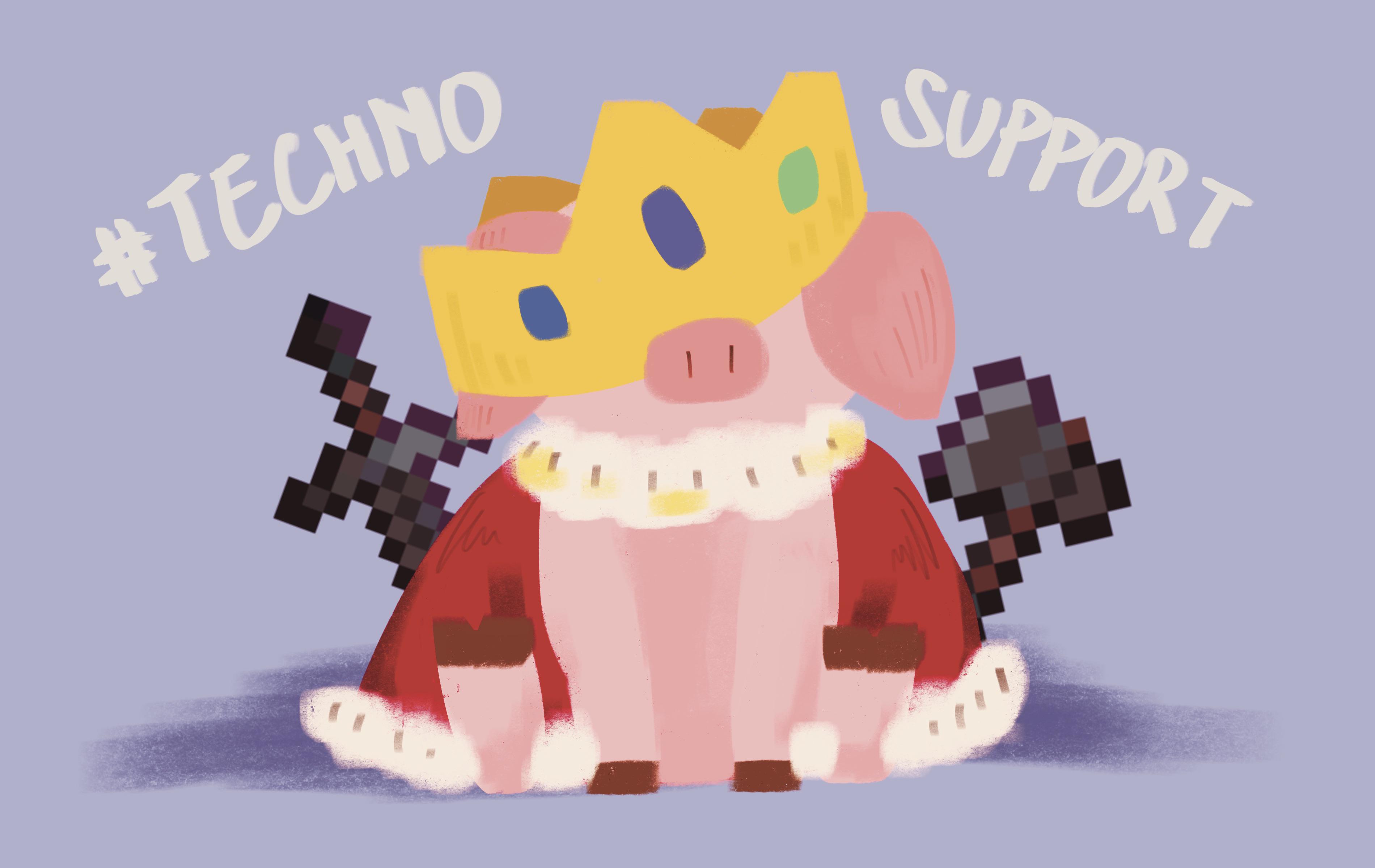 you got this technoblade!! ᕦ(ò_óˇ)ᕤ #TechnoSupport | Scrolller