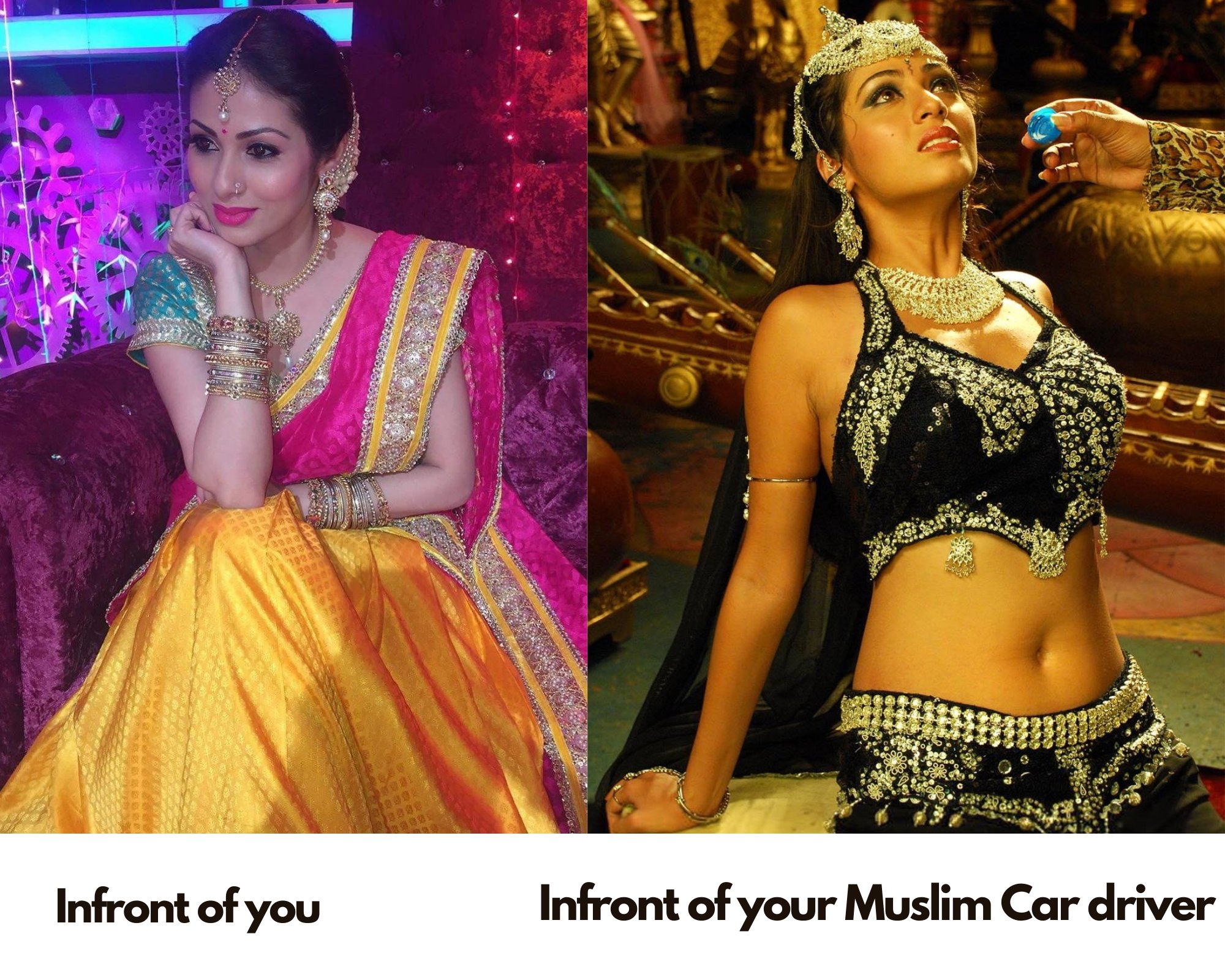 You know your wife doesn't let your tiny hindu cock in her, she needs a big muslim dick to make ...