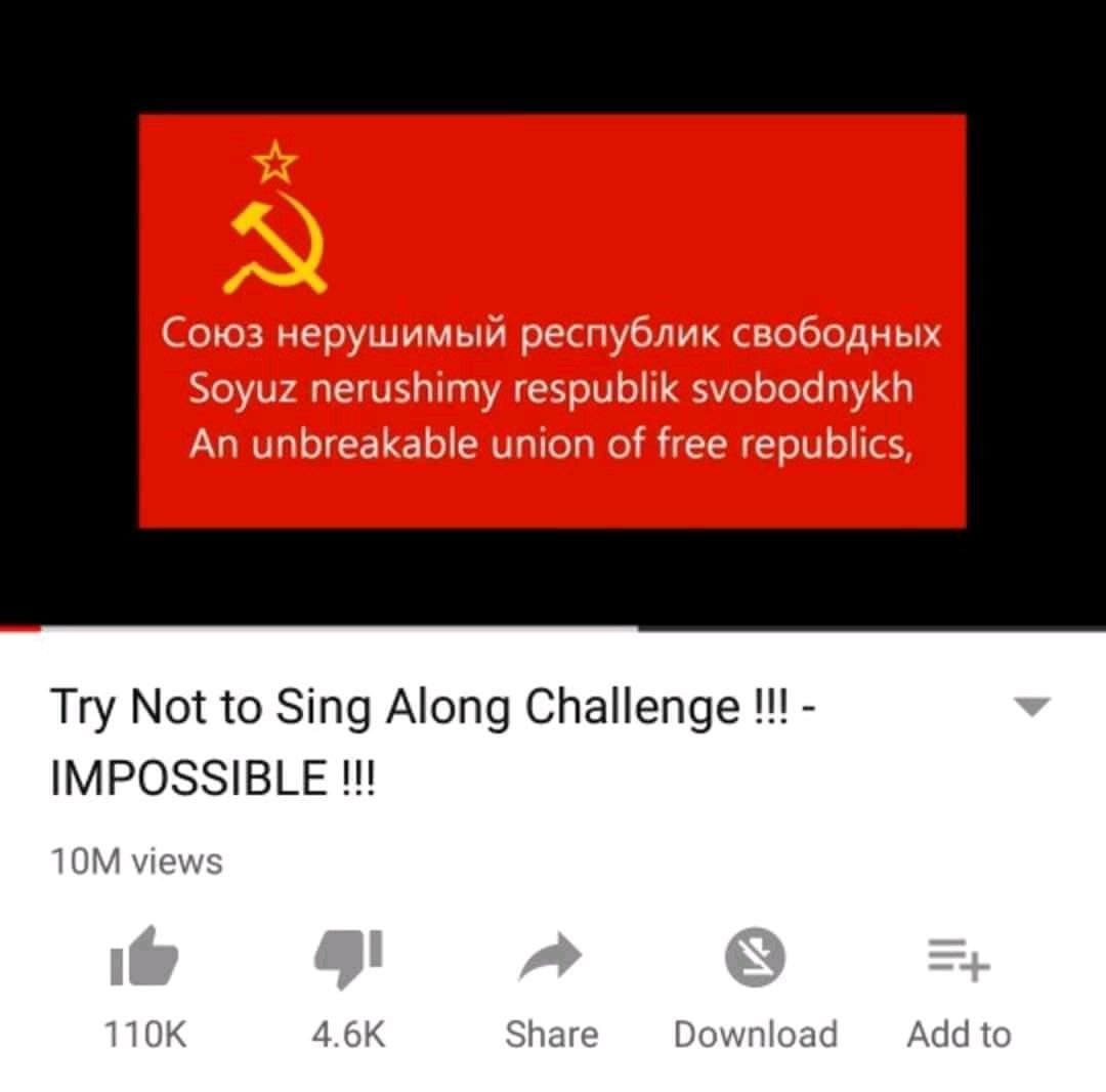 You see comrade, this is a great soviet smoob | Scrolller