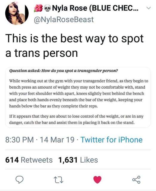 You spot then just like anyone else. | Scrolller