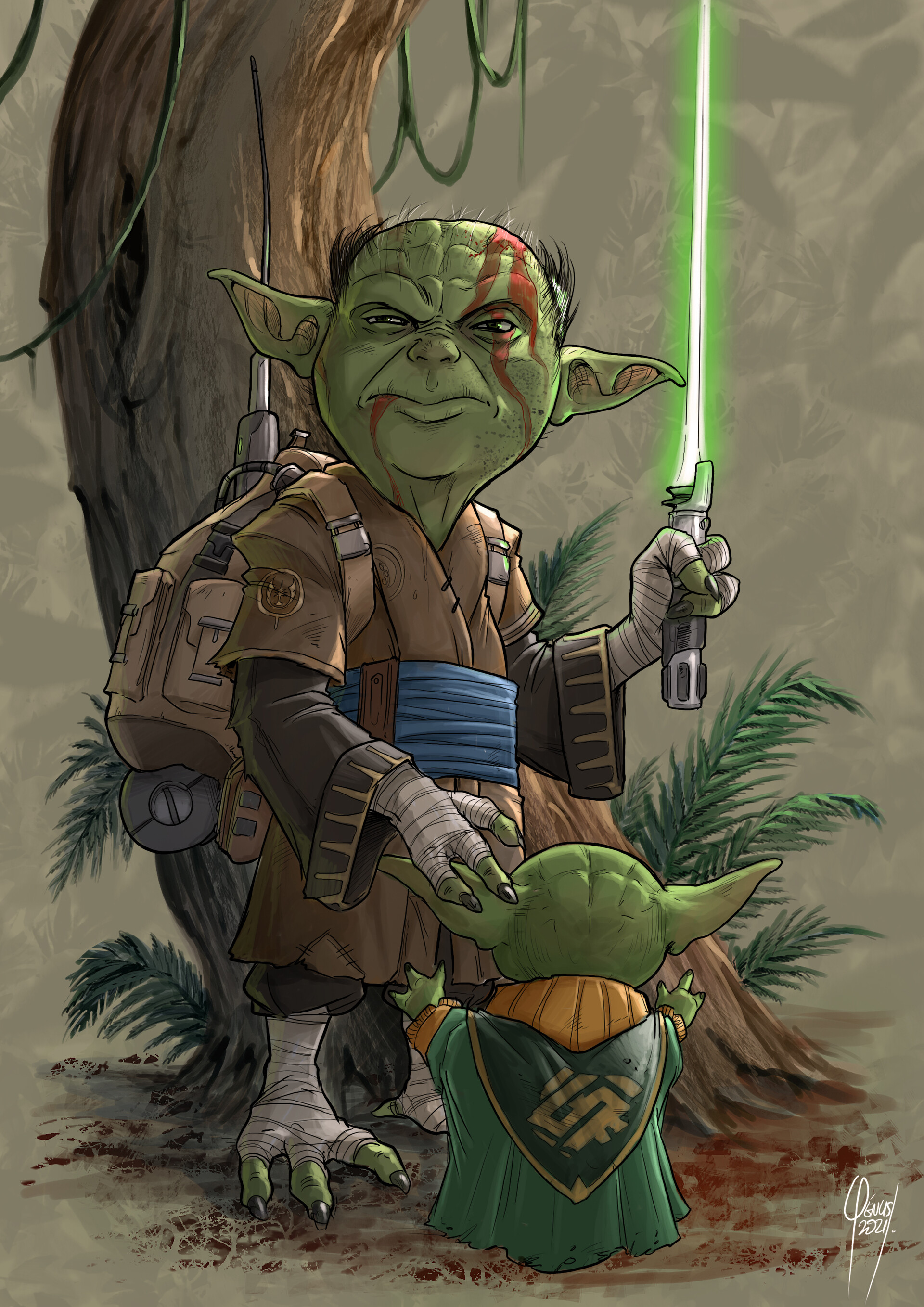 Young Yoda by Quentin Dognon | Scrolller