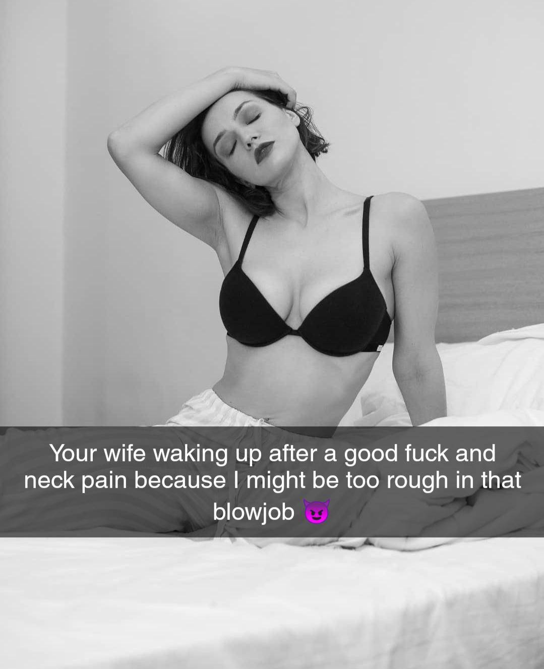 Your slutty wife never gave a BJ to you haha | Scrolller