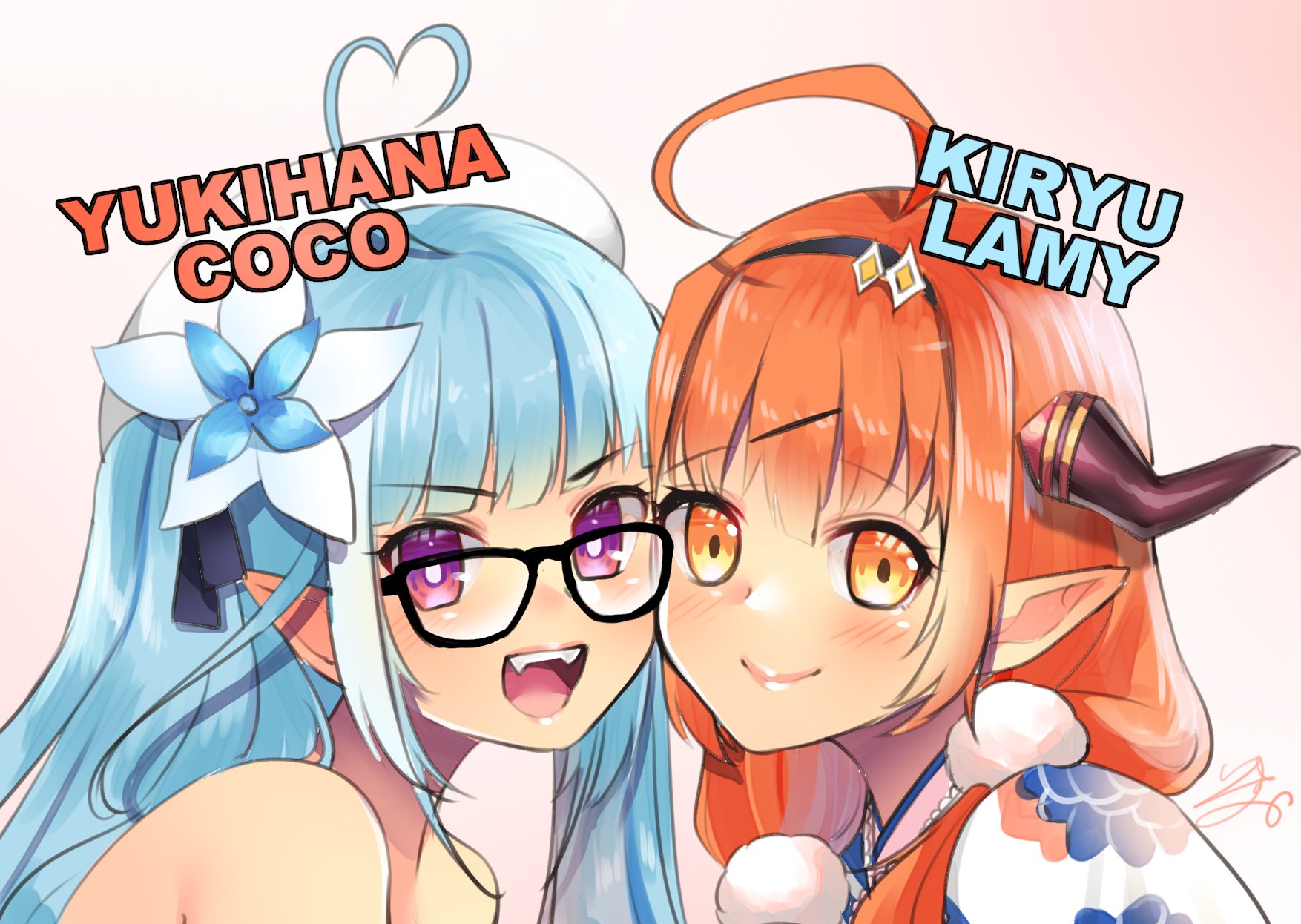 Yukihana Coco and Kiryu Lamy | Scrolller