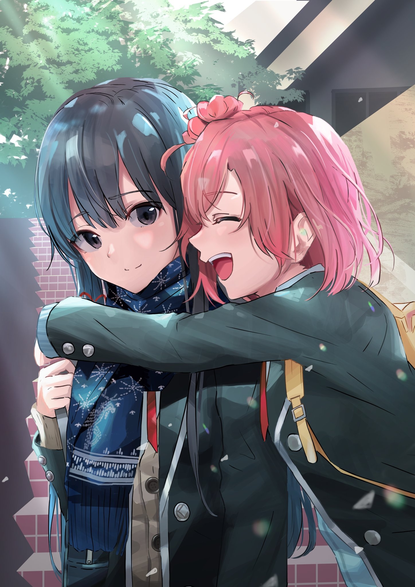 Yukino getting a hug from Yui | Scrolller