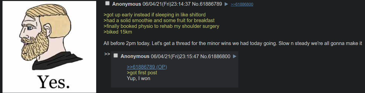 Yup, Anon definitely Won. | Scrolller