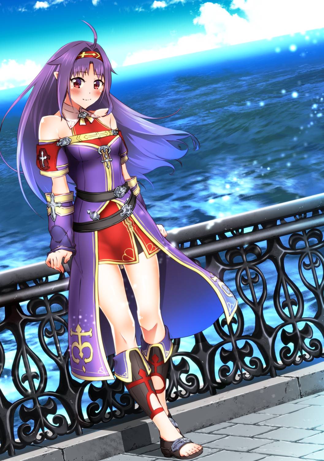 Yuuki in her Hollow Realization outfit. Need to continue that game on my Switch. Really wish I ...