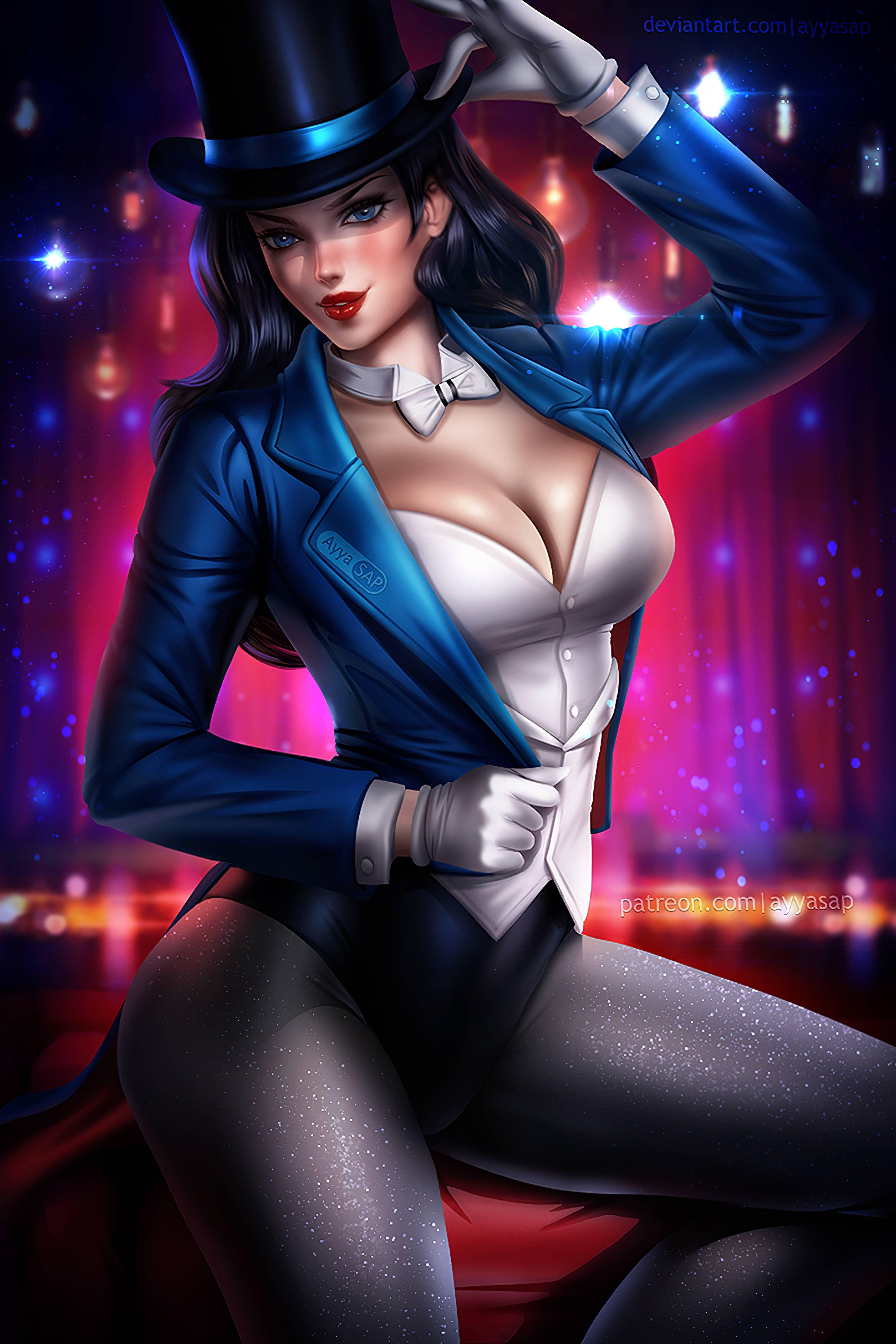 Zatanna getting ready for a show | Scrolller