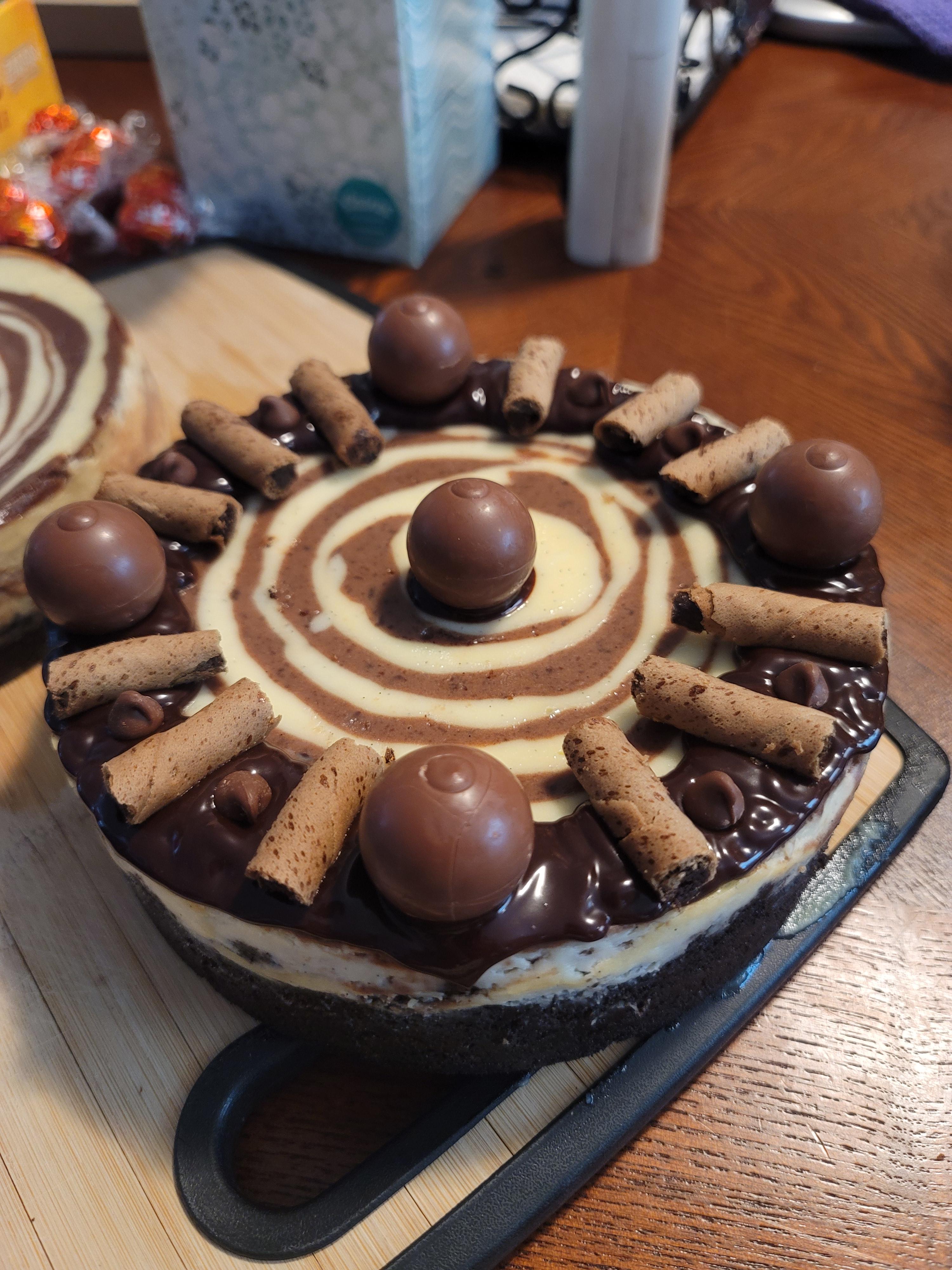 Zebra Striped Cheesecake | Scrolller