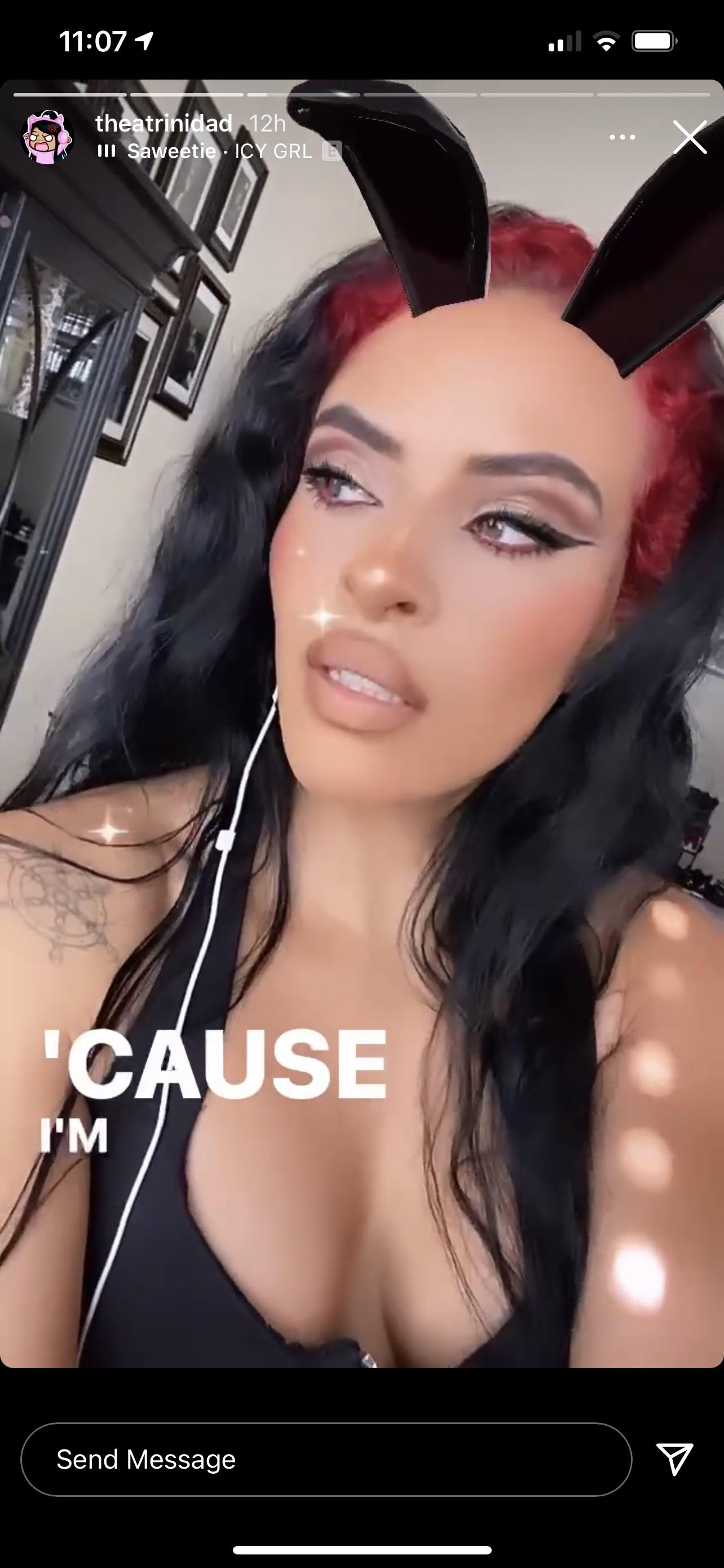 Zelina Vega IG cleavage | Scrolller